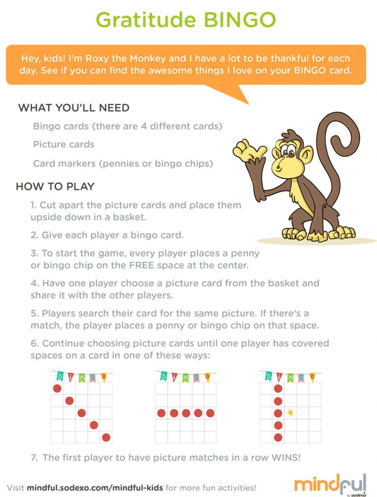 Share Your Gratitude with a Game of BINGO - Mindful by Sodexo - United ...