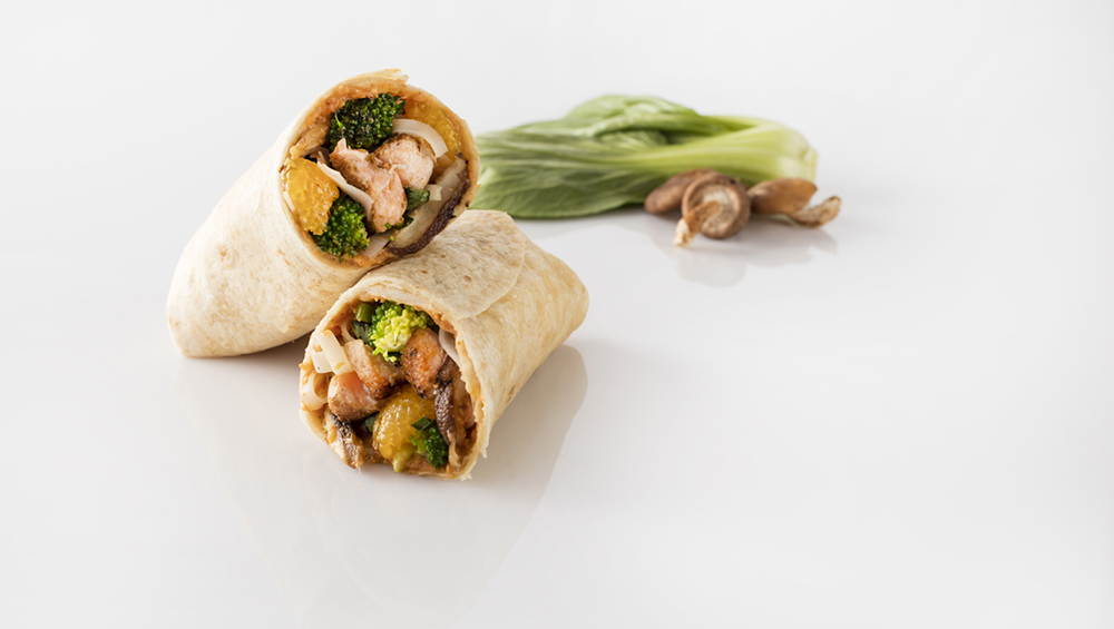 Szechuan Salmon Wrap - Mindful by Sodexo Recipes