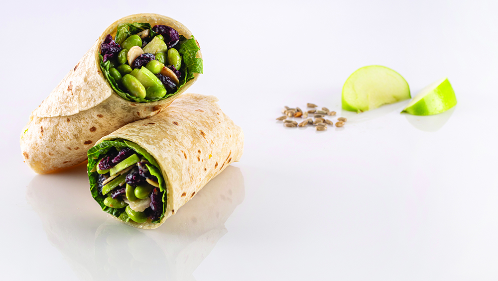Fall Apple & Edamame Wrap - Mindful by Sodexo Recipes