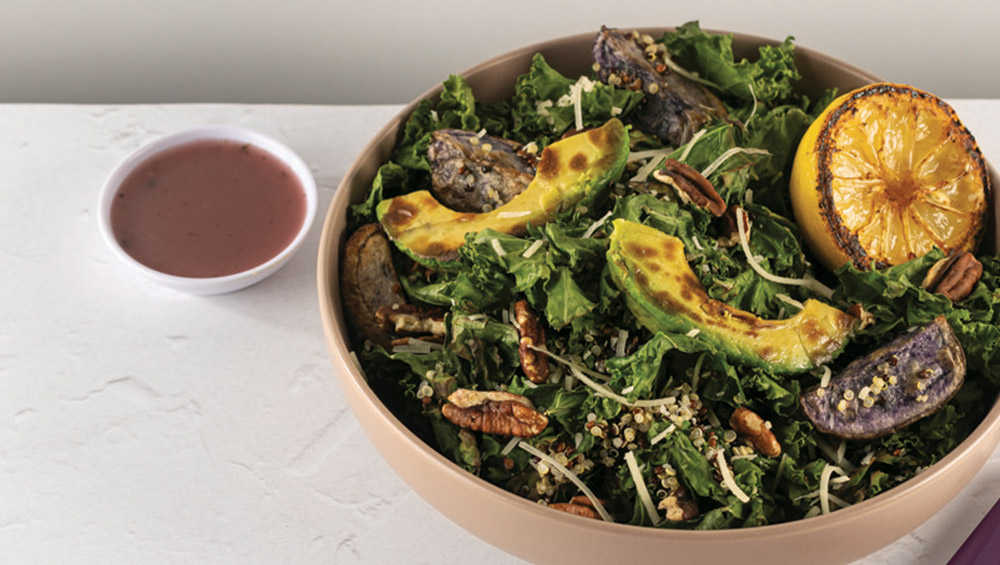 Hearty Grilled Fall Kale Salad - Mindful by Sodexo Recipes