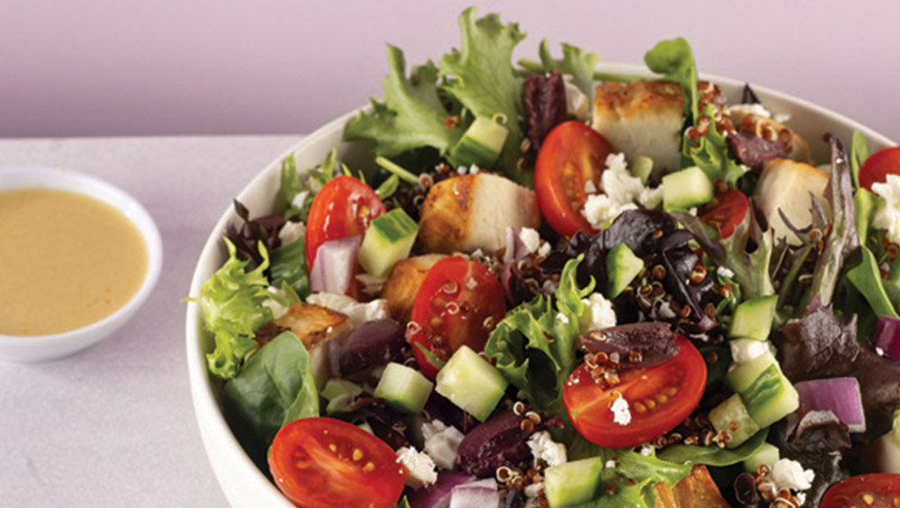 Mediterranean Chicken & Red Quinoa Salad - Mindful by Sodexo Recipes