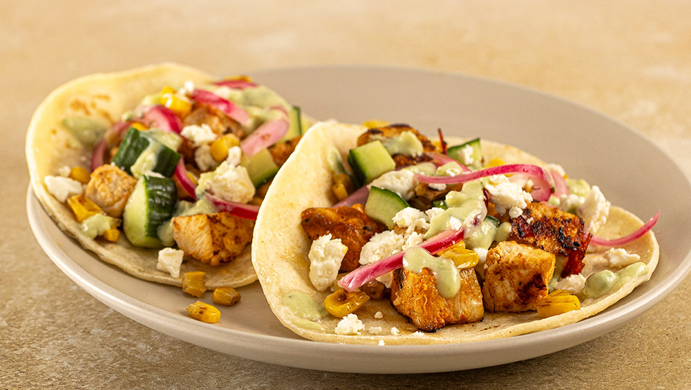 Honey Harissa Chicken Tacos - Mindful by Sodexo Recipes