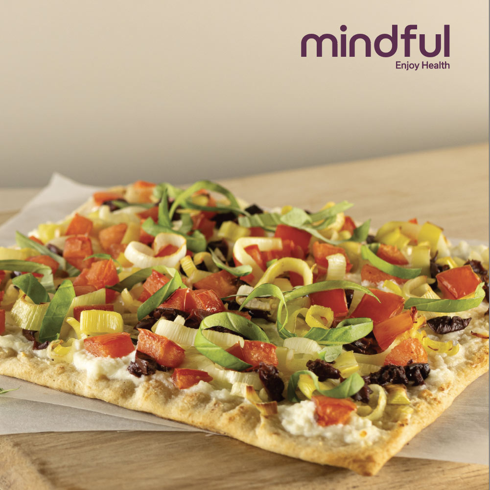 Ricotta, Leek and Olive Pizzetta - Mindful by Sodexo Recipes