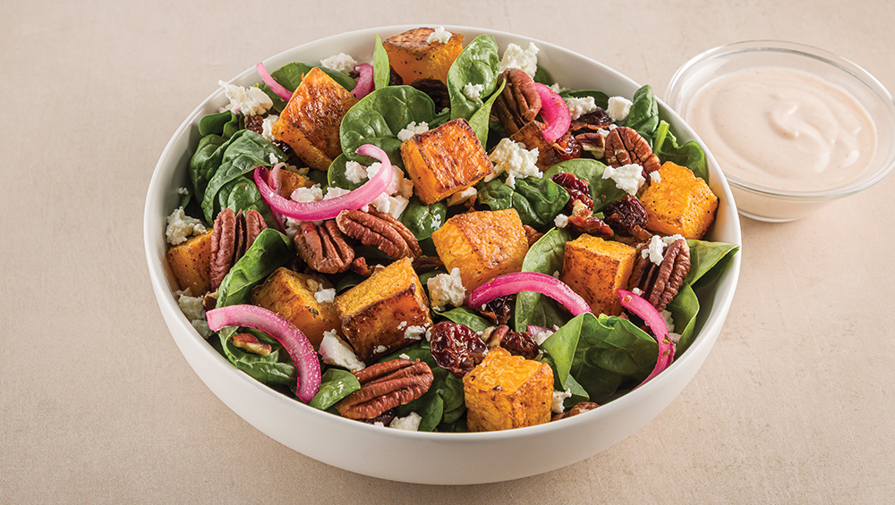 Butternut Squash and Spinach Salad - Mindful by Sodexo Recipes